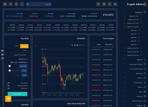 crypto admin dashboard ethereum template with bootstrap crypto ui kit