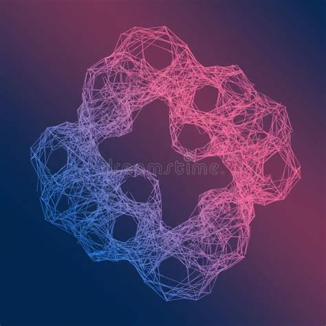 An Abstract Geometric Structure Composed Of Interconnected Thin Lines Forming A Lattice Like