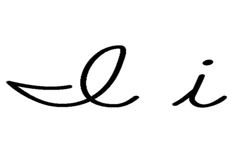 Printable The Cursive Letter I Free Download And Print For You