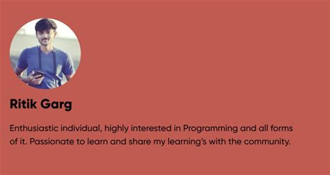 Ritik Garg On Linkedin Community