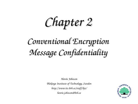 [ppt] chapter 2 chapter 2 conventional encryption conventional powerpoint presentation 870295