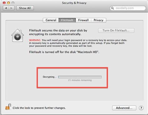 I Got A Message About Filevault Encryption Fixmestick Support