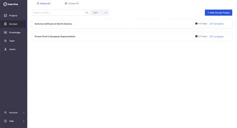Expert Network Aggregator Inex One Begins Aggregating Surveys Integrity Research