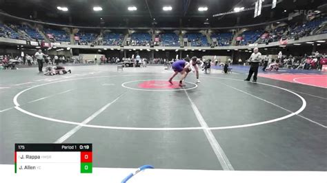 175 Lbs Semifinal John Rappa Rolling Meadows Vs Jackson Allen