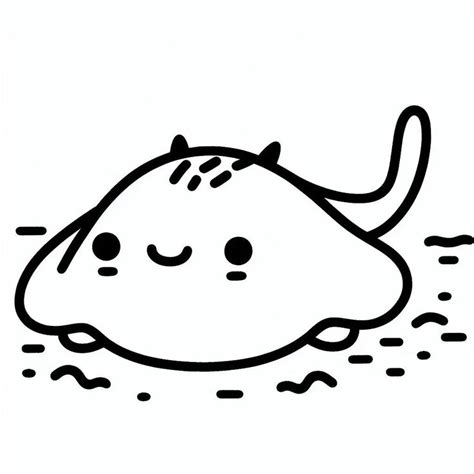 40 Mantarraya Para Colorear Descargar E Imprimir Gratis