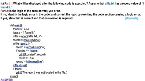 Solved C Part What Will Be Displayed After The Chegg