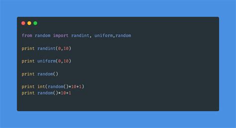 Números aleatorios en Python