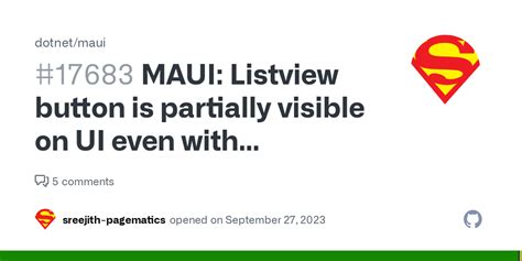 MAUI Listview Button Is Partially Visible On UI Even With HasUnevenRows Issue Dotnet