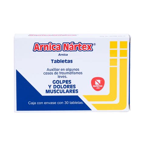 Árnica Árnica Montana Caja Con 30 Tabletas Farmacia Sanorim