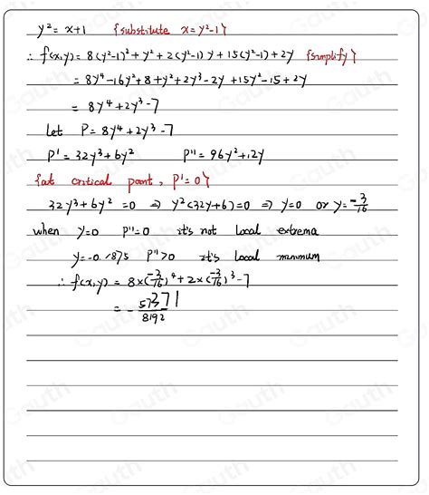 Solved Find The Indicated Maximum Or Minimum Value Of F Subject To The