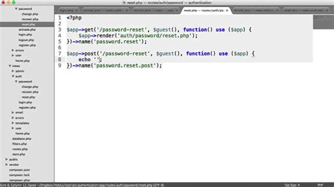 Php Authentication Forgot Password 2930 Youtube