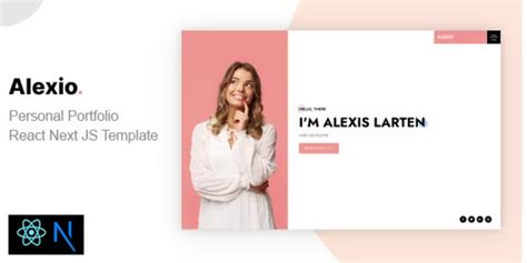 Alexio React Nextjs Personal Portfolio Download