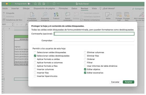 Proteger Hojas En Mac