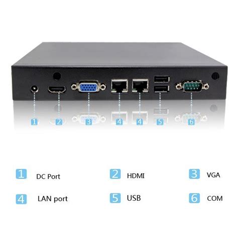 Hot Recommend Mini Computer Intel Celeron U Mini PC LAN Ports Built In USB Ports Support