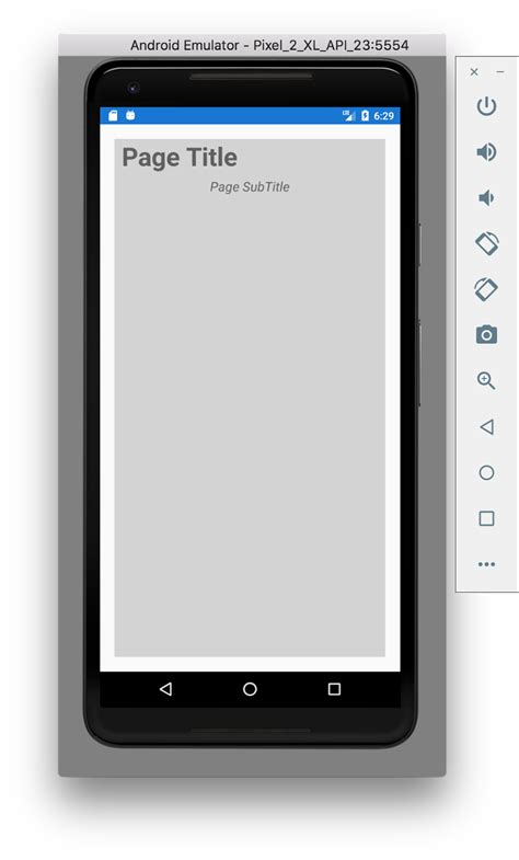 Demo Screens From Android