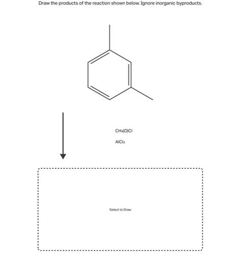 Solved Draw The Products Of The Reaction Shown Below Ignore Chegg
