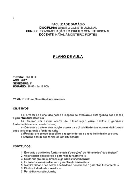 Doc Plano De Aula