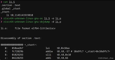 【跟我学risc V】(二)risc V的基础知识学习与汇编练习 Csdn博客 【跟我学risc V】(二)risc V的基础知识学习与汇编练习 Csdn博客