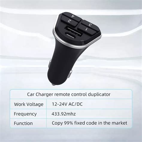 QN RD X Mhz Mhz USB Face To Face Clone Car Charger Remote Control Ucontrol China