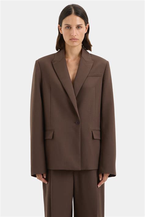 Dylan Blazer Chocolate Brown Sir