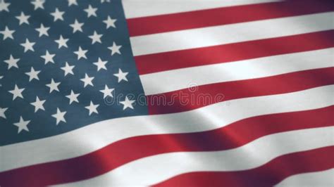 Usa American Flag Seamless Looping Animation Stock Video Video Of