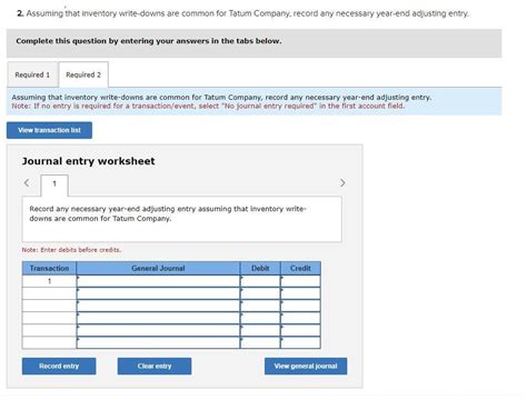 solved exercise 9 3 algo lower of cost or net realizable