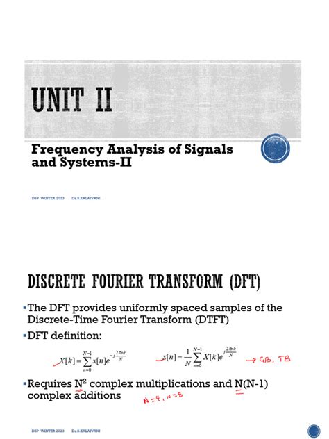 5 Dif Fft Numericals 07 02 2024 Pdf Discrete Fourier Transform
