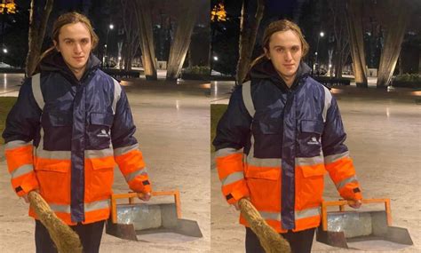 ეს 22 წლის ბადრი ჭუმბურიძეა მე 5 წელია თბილისში მეეზოვედ მუშაობს ემოციური ამბავი თბილისის