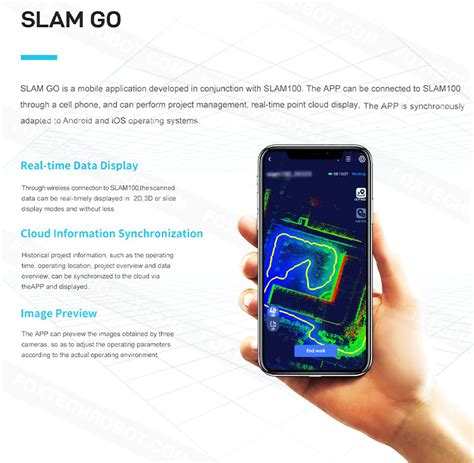 Slam100 Outdoor Survey Equipment Slam Algorithm Handheld 3d Laser Lidar Scanner Sensor For