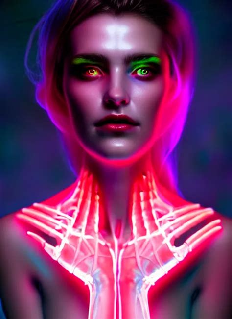 Portrait Female Posing Sensual Figure X Ray Stable Diffusion OpenArt