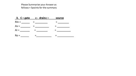 solved 3 given the following circuit compute the following