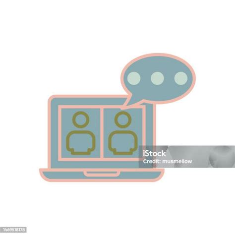 화상 회의 아이콘 화상 채팅 벡터 화상 통화 일러스트레이션 0명에 대한 스톡 벡터 아트 및 기타 이미지 0명 디자인 멀티미디어 Istock