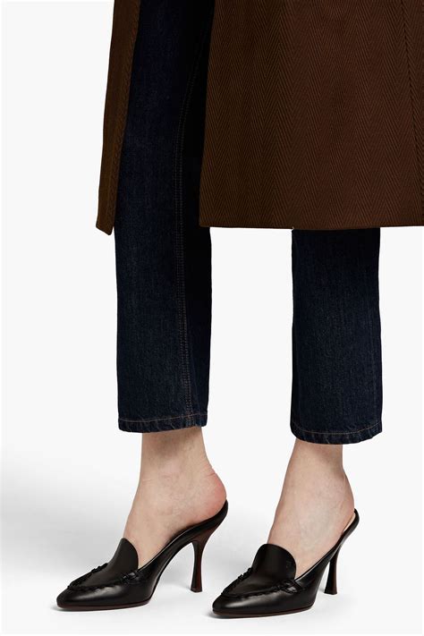 Tods 가죽 뮬 최대 70 세일 The Outnet