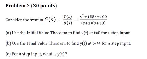 Solved Consider The System Chegg
