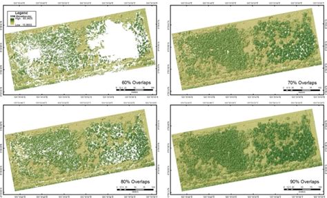 Digital Surface Models Dsms Generated From Uas Images Acquired At