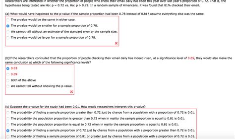 Solved Researchers are interested in whether the proportion | Chegg.com