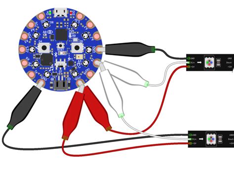 Assembly Circuit Playground Bluefruit Neopixel Animation And Color Remote Control Adafruit