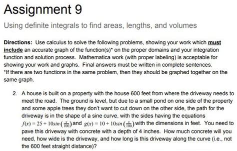 solved assignment 9 using definite integrals to find areas