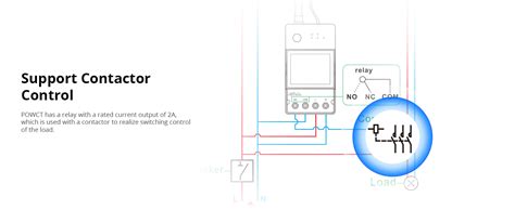 SONOFF POW Ring Smart Power Meter With LCD Screen Smart Switch With Power Monitoring Overload