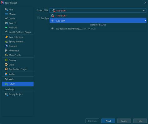 Cannot Add TeX Live SDK On Windows Issue Hannah Sten TeXiFy IDEA GitHub