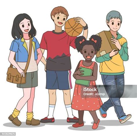 인종 평등과 반 인종 차별주의의 개념 사회적으로 다양한 다문화 및 다인종 사람들 개성 개념에 대한 스톡 벡터 아트 및 기타