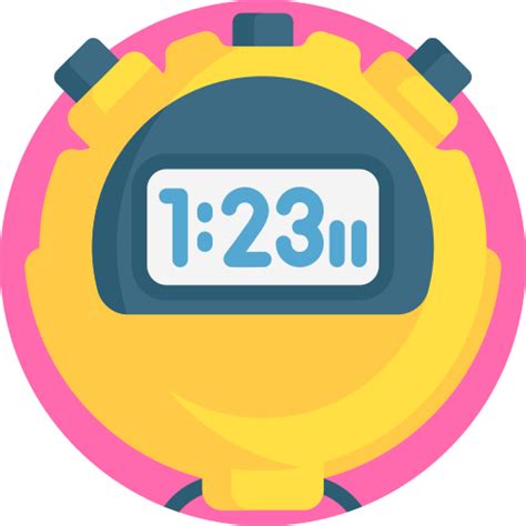 Stopwatch Detailed Flat Circular Flat Icon
