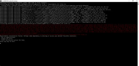 Suddenly Unable To Start The Bot · Issue 326 · Appu1232discord Selfbot · Github