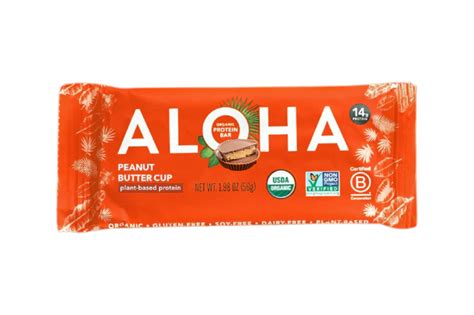 Aloha Peanut Butter Cup Plant Based Protein 198 Oz Desert Spoon