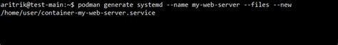 How To Automate Podman With Systemd Integration Geeksforgeeks