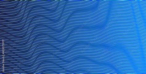 Futuristic Abstract Dark Blue Textured Banner With Wavy Lines And Moire Effect Indigo Wave