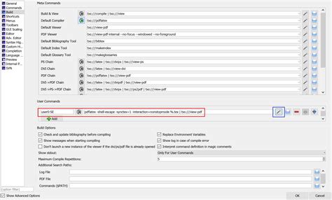 Minted TeXstudio No Preview Pdf File After Compiling Using User Commands TeX LaTeX Stack