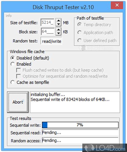 Disk Throughput Tester Download