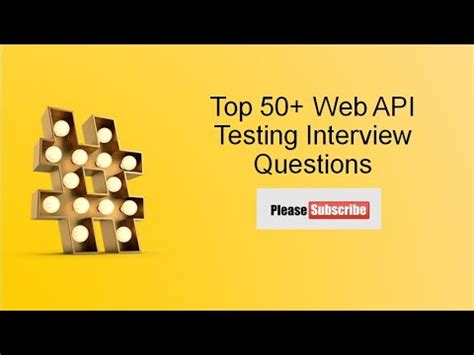Top 50 API Testing Interview Questions And Answers Web Services