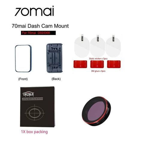 70Mai 70Mai D02/D08 Mount chassis part base support pedestal foundation ...
